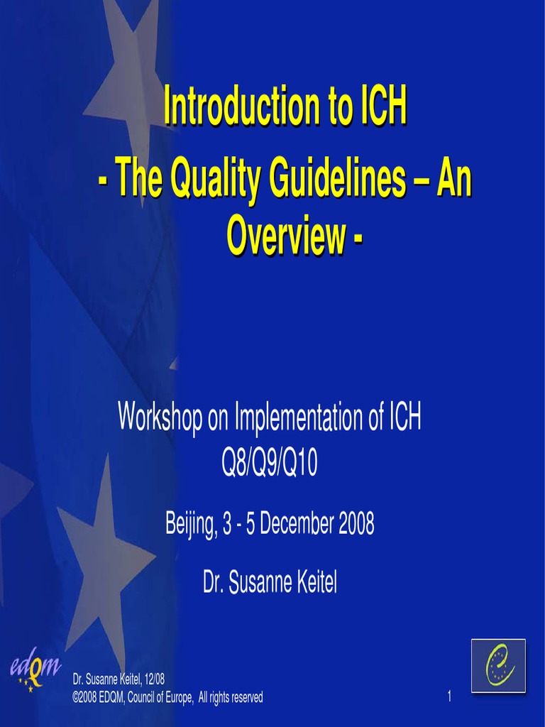 Quality Guidelines Overview | PDF