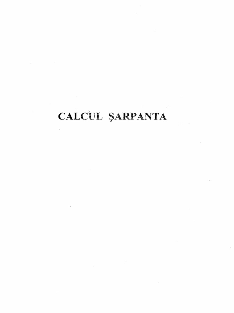 Calcul Sarpanta | PDF | Science & Mathematics