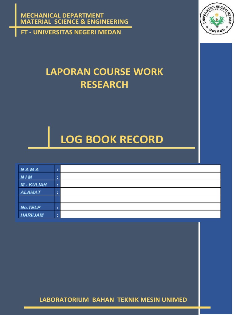 Log Book Record: Laporan Course Work Research | PDF | Science | Engineering
