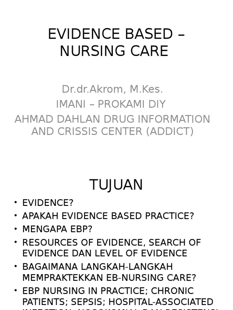 Evidence Based-Nursing Care Pathway | PDF | Kesalahan Medis | Bedah