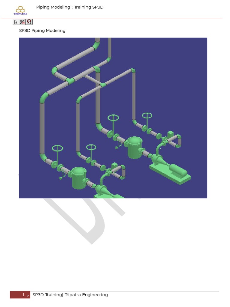 Piping Modeling SP3D (For Training) | PDF
