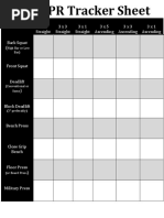 Functional Movement Screen Scoring Sheet | PDF