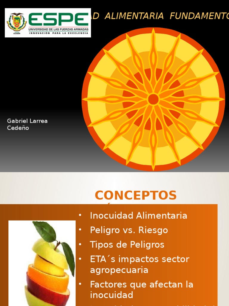 Fundamentos de la inocuidad alimentaria: conceptos clave, peligros, responsabilidad compartida y ...