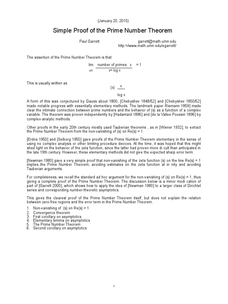 09 Prime Number Theorem | PDF | Prime Number | Series (Mathematics)