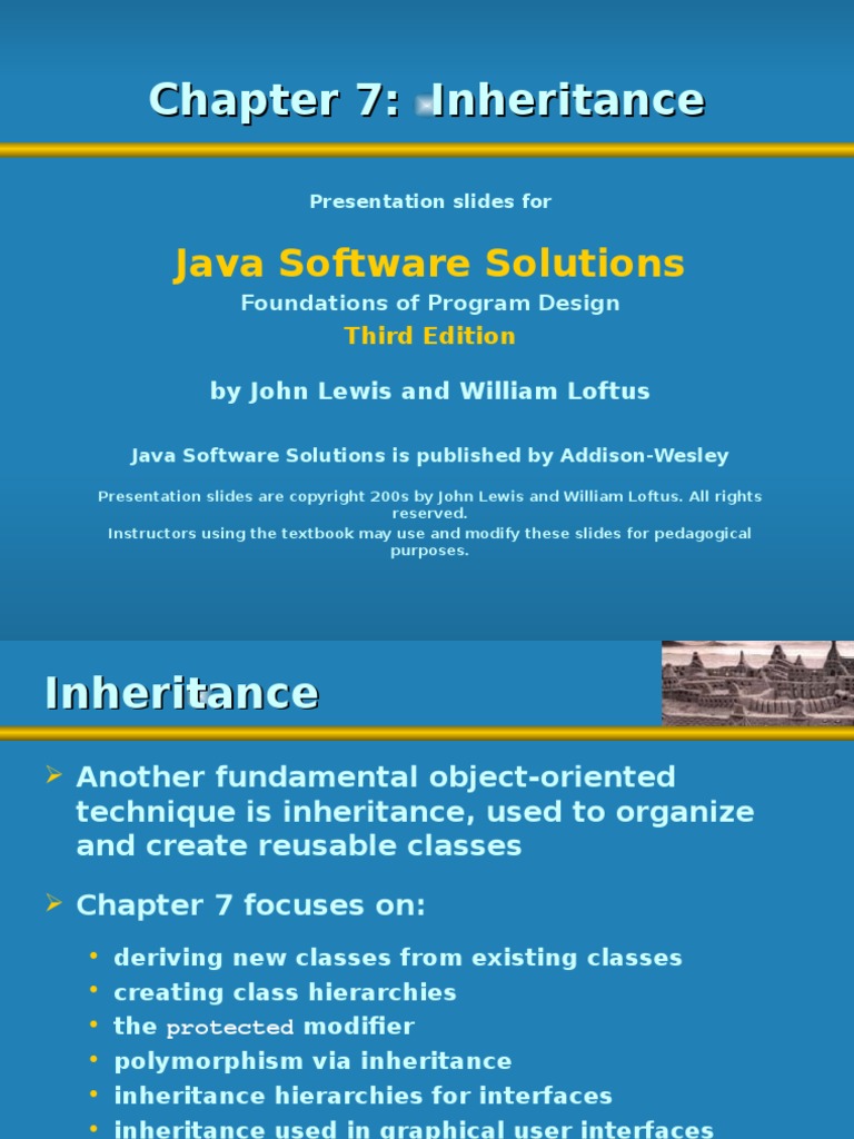 Slides 07 Pdf Inheritance Object Oriented Programming Class Computer Programming 3491