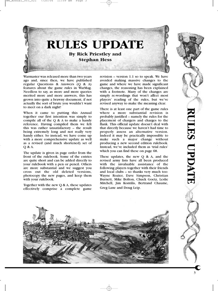 Warmaster Annual 2002 | PDF | Fortification | Infantry