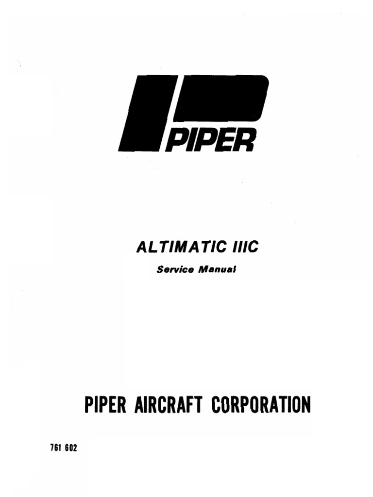 Altimatic IIIc Maintenance | PDF | Aircraft Flight Control System | Compass