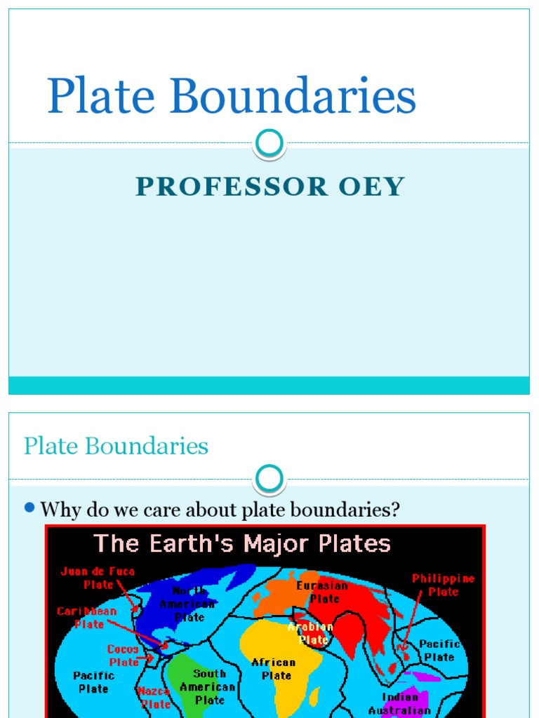 Plate Boundaries | PDF