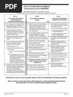 Usaccess Acceptable Forms of Identification Guide: Revision Chart | PDF ...