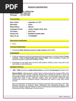 Document Controller CV Format | PDF | Microsoft Excel | Computing
