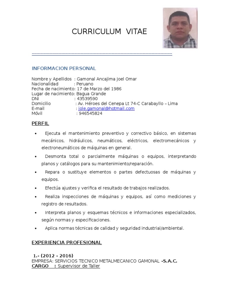 Cv. Joel | PDF