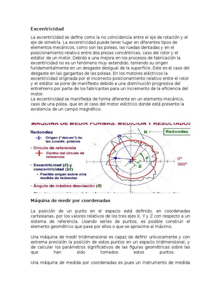 Excentricidad | PDF | Sistema coordinado | Dimensión