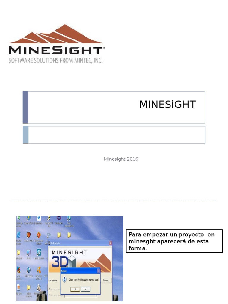MINESiGHT Tutorial | PDF