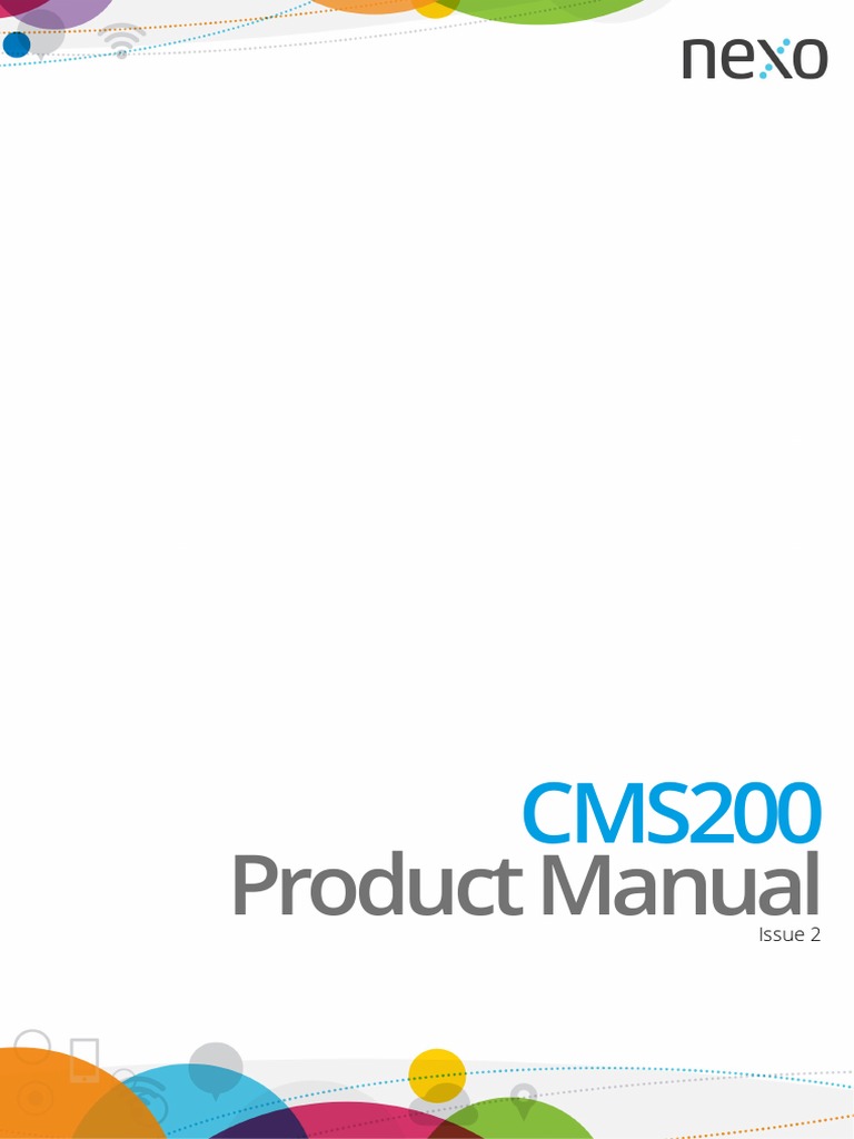 CMS200 Product Manual Iss2 | PDF | Electrical Connector | Switch