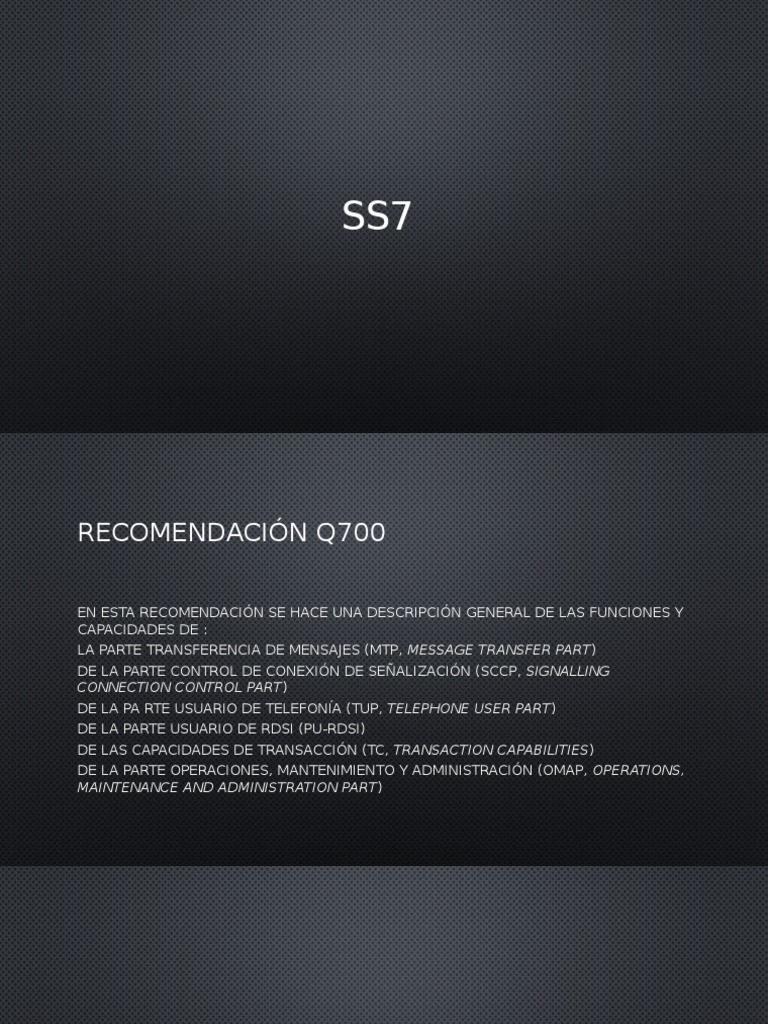 Ss 7 | PDF | Red de arquitectura | Arquitectura de Computadores