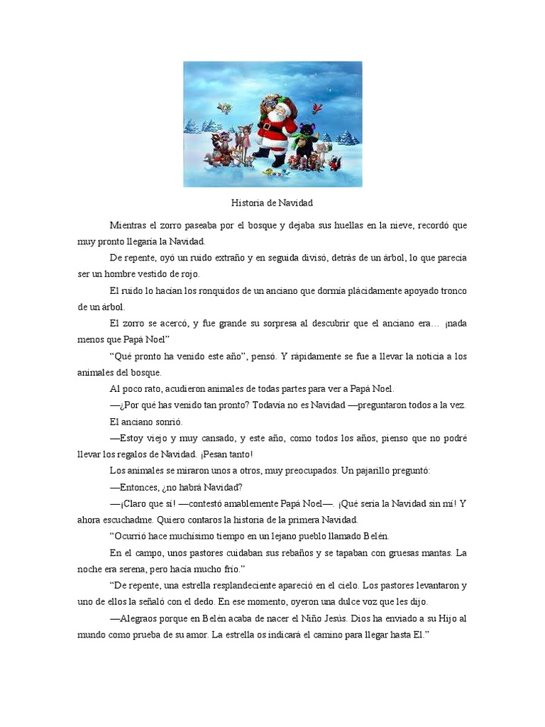 Historia de Navidad | PDF | Papá Noel | Navidad
