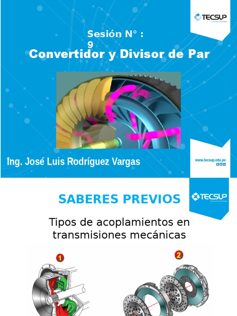 Convertidor de Par y Divisor de Par | PDF | Turbina | Embrague