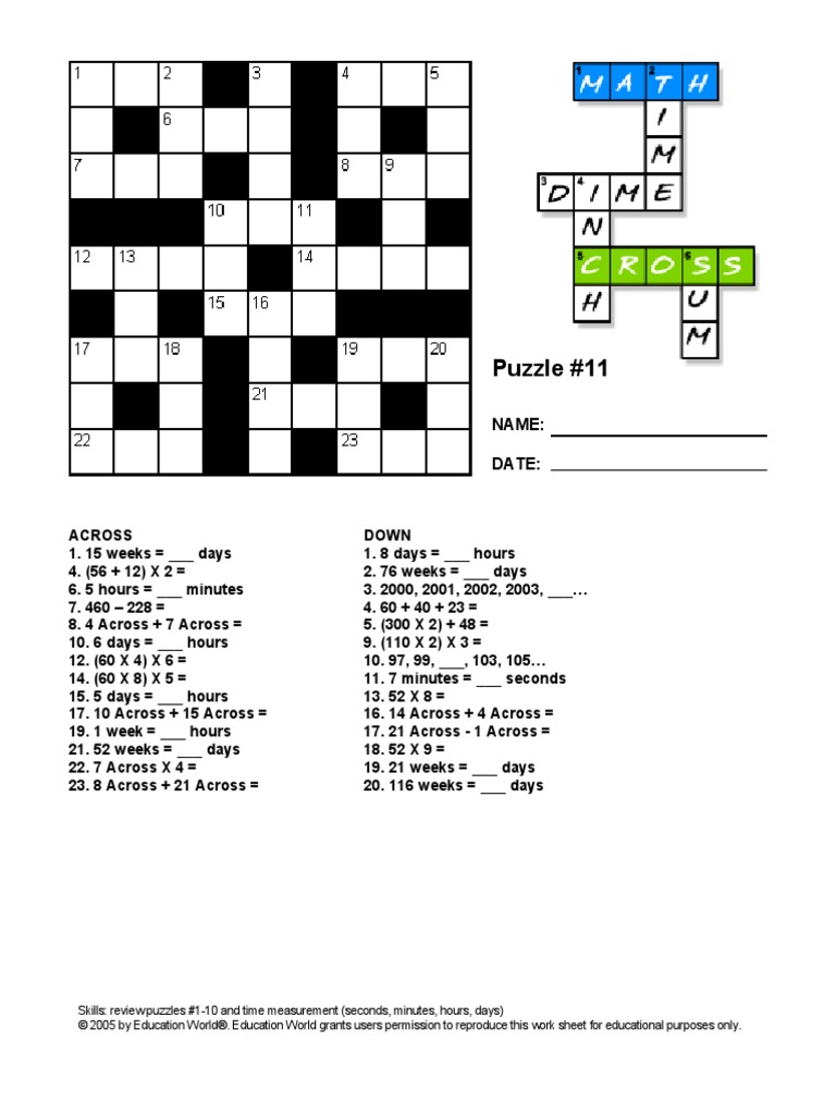 Number Puzzle | PDF | Teaching Methods & Materials