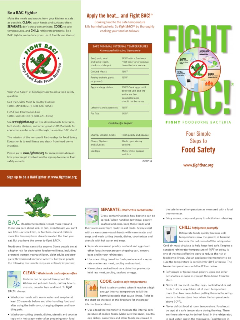 Basic Fight BAC Brochure Oct 2011 PDF | PDF | Refrigerator | Refrigeration