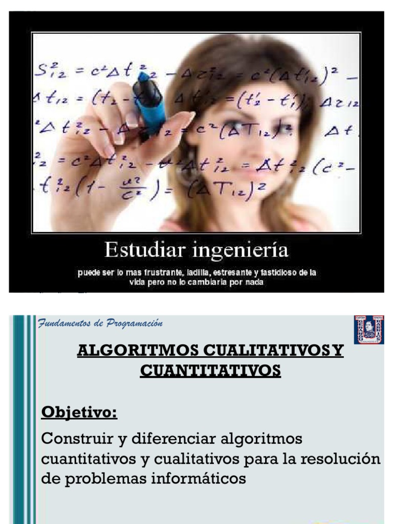 Algoritmos Cuantitativos y Cualitativos | PDF