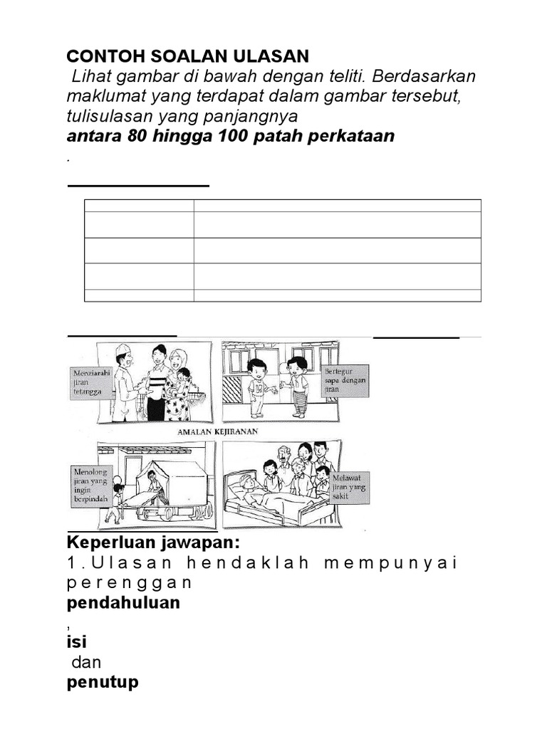 Contoh Soalan Ulasan | PDF