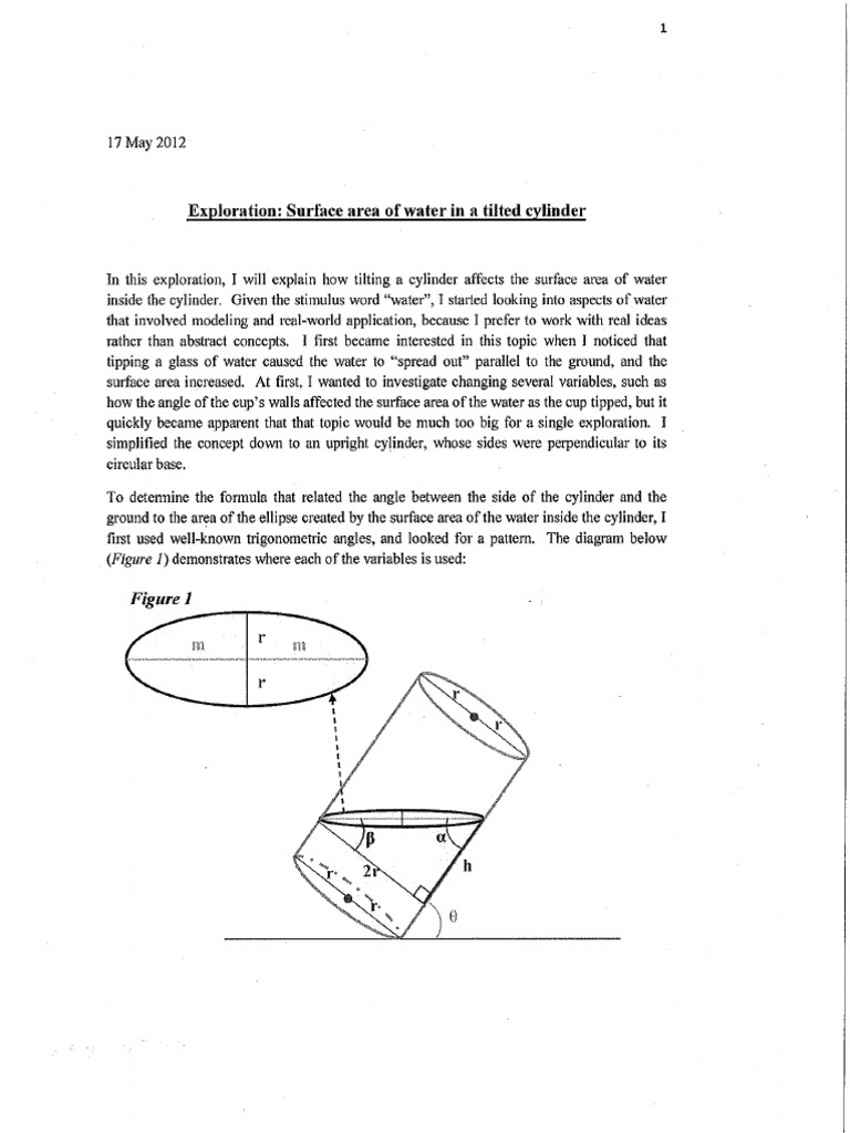 Tilted Cylinder and The Official Marks | PDF