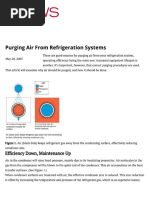 Purpose of Purge Units in Low-Pressure Chillers | PDF