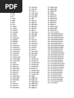 Rectangular Numbers 1 To 100 | PDF