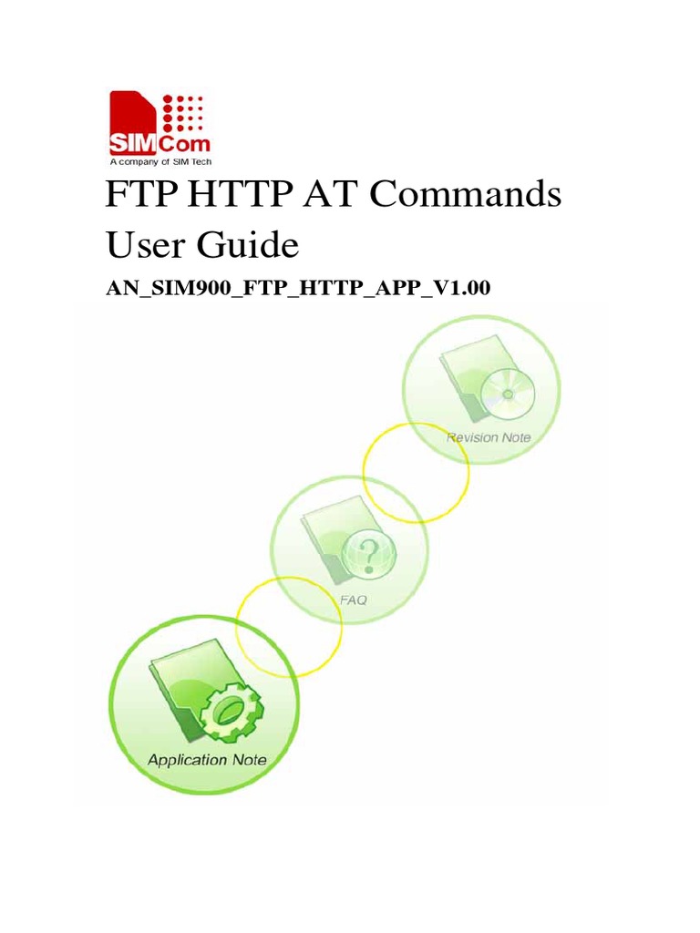 FTP HTTP AT Commands User Guide | PDF | File Transfer Protocol | Hypertext Transfer Protocol