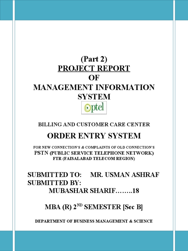 Management Information System | PDF | Help Desk