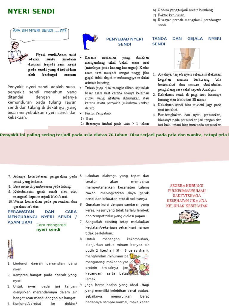 Leaflet Nyeri Sendi New | PDF