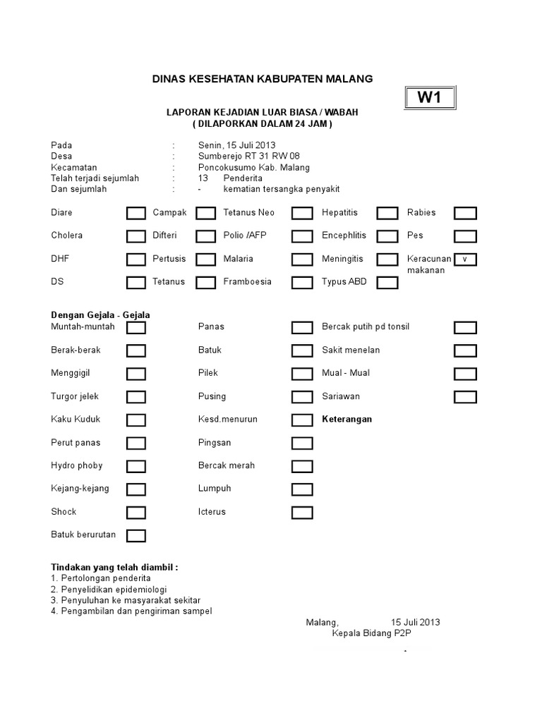Format w1 KLB | PDF