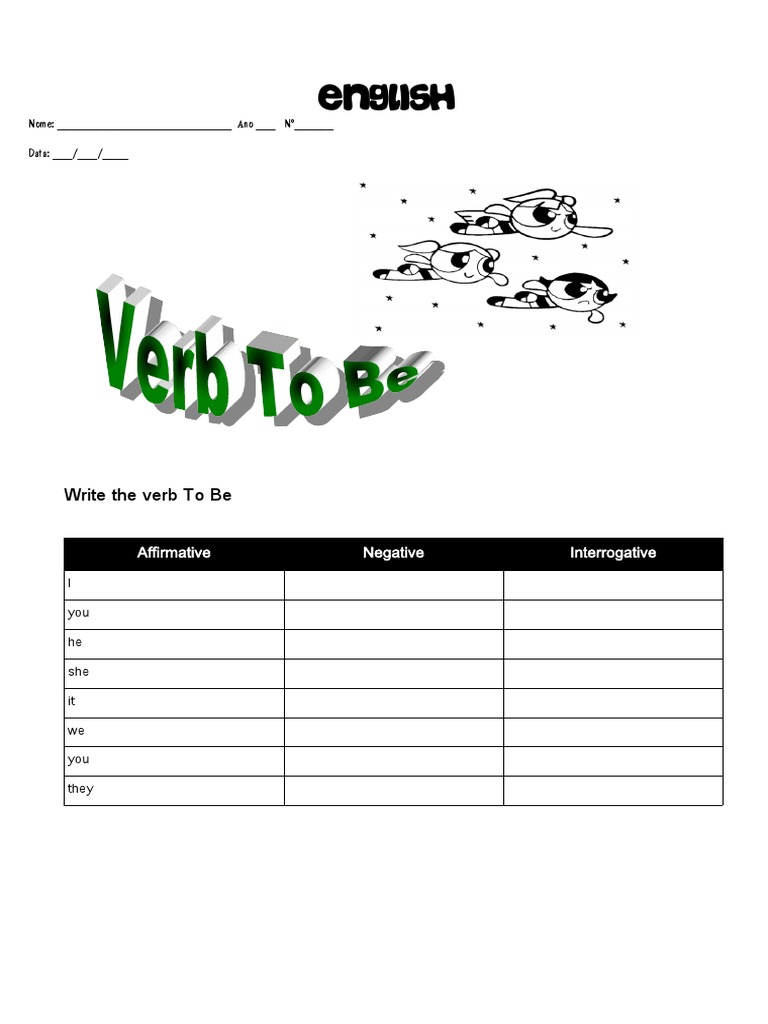 Verb To Be | PDF | Grammar | Syntactic Relationships