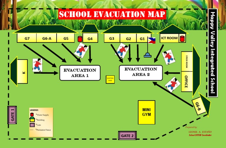 Hopefield High School Evacuation Map | PDF