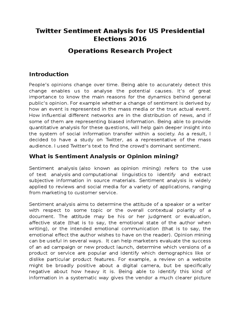 Sentiment Analysis Report | Semiotics | Psychological Concepts