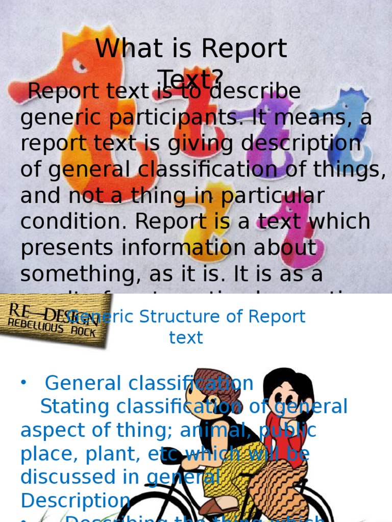 What Is Report Text? | PDF