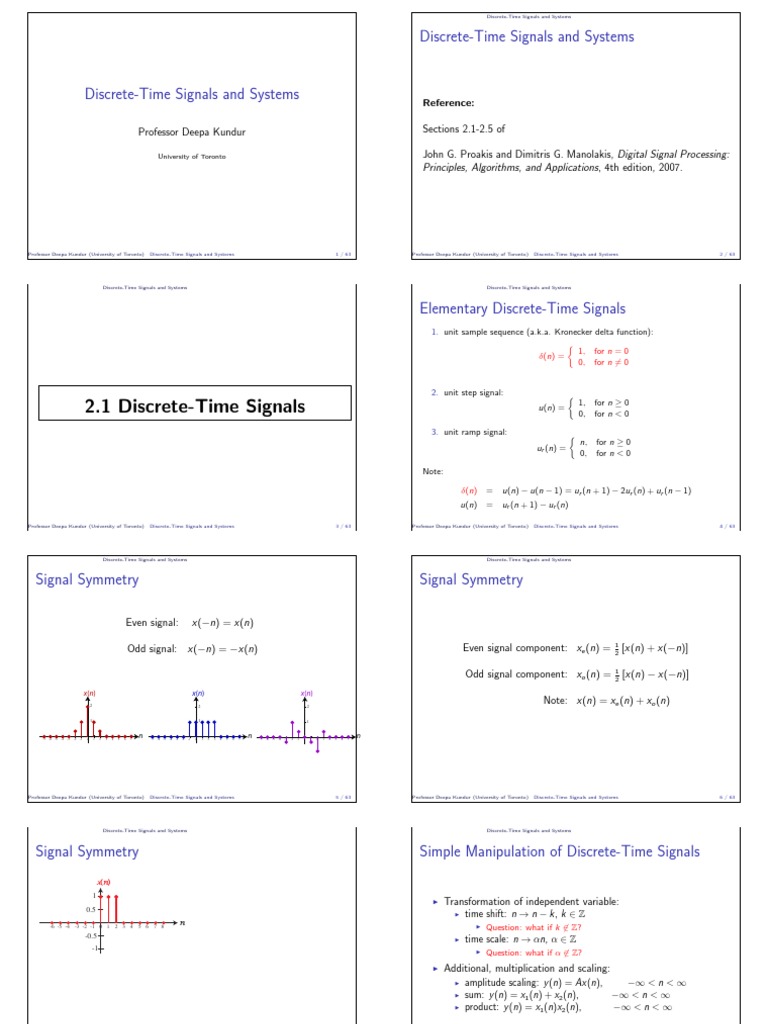 455DTSigSys Handouts | PDF | Control Theory | Electronics