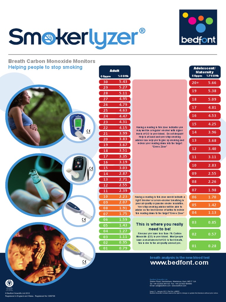 Carbon Monoxide Chart | PDF