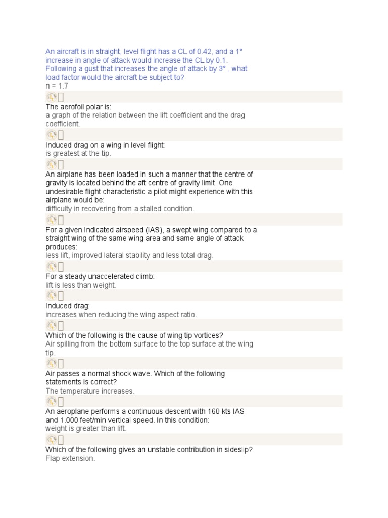 Calculating Load Factor Following a Gust-Induced Angle of Attack ...