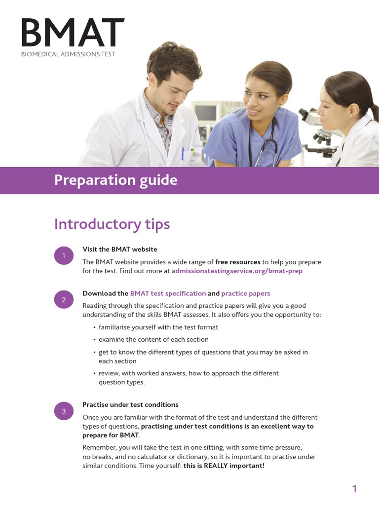 Bmat Preparation Guide | PDF | Question | Knowledge