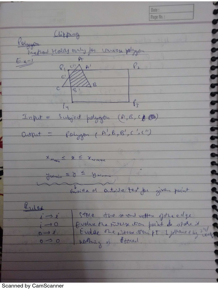 Polygon Clipping | PDF