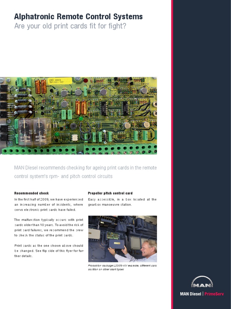 Alphatronic Remote Control Systems, Old Print Cards | PDF