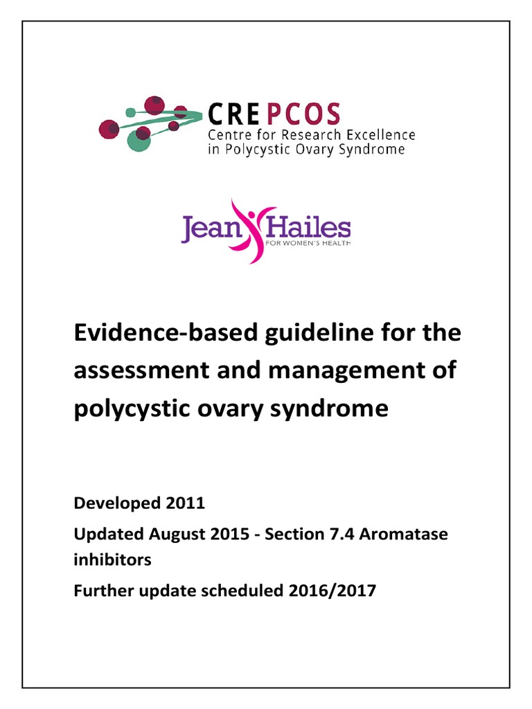 PCOS Evidence-Based Guideline For Assessment and Management Pcos | PDF ...