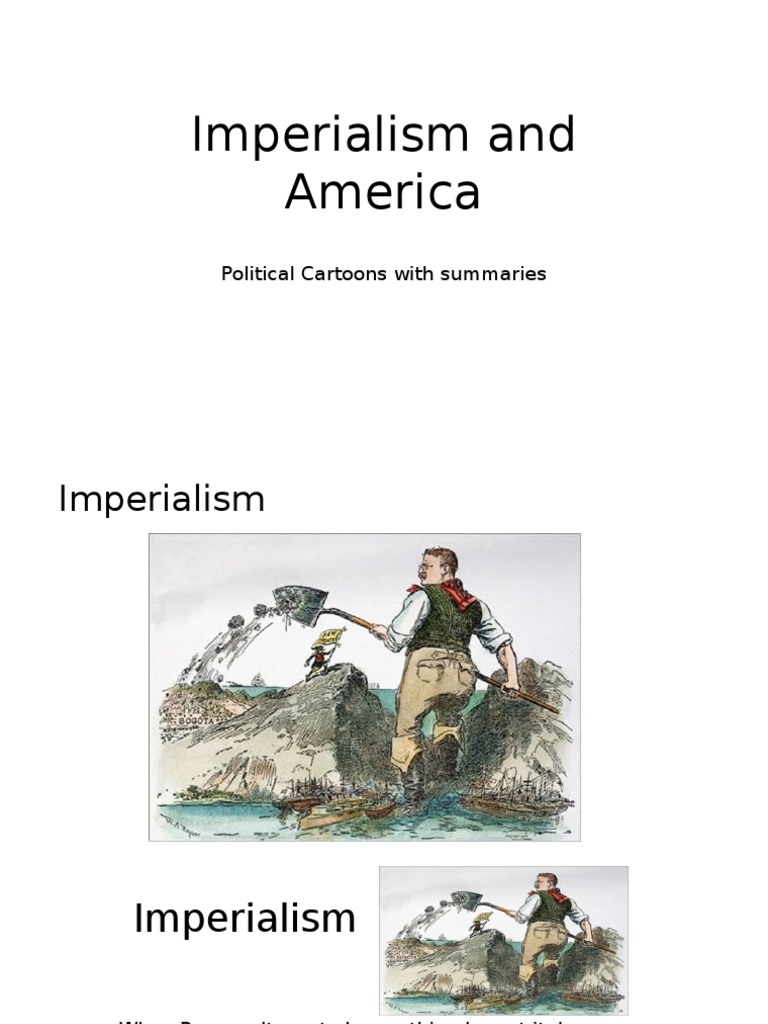 Imperialism and America Political Cartoons | PDF | Theodore Roosevelt ...