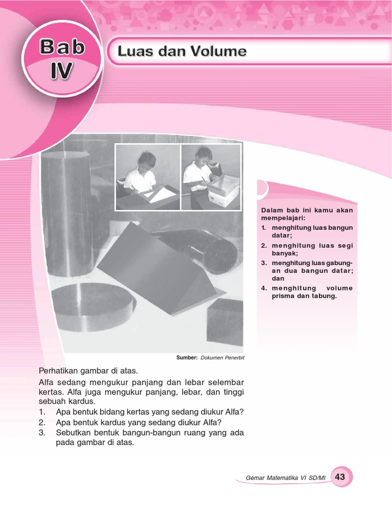 Menghitung Luas Dan Volume Pdf Pdf