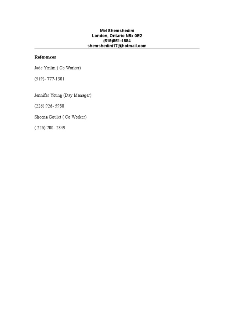 Reference Page | PDF