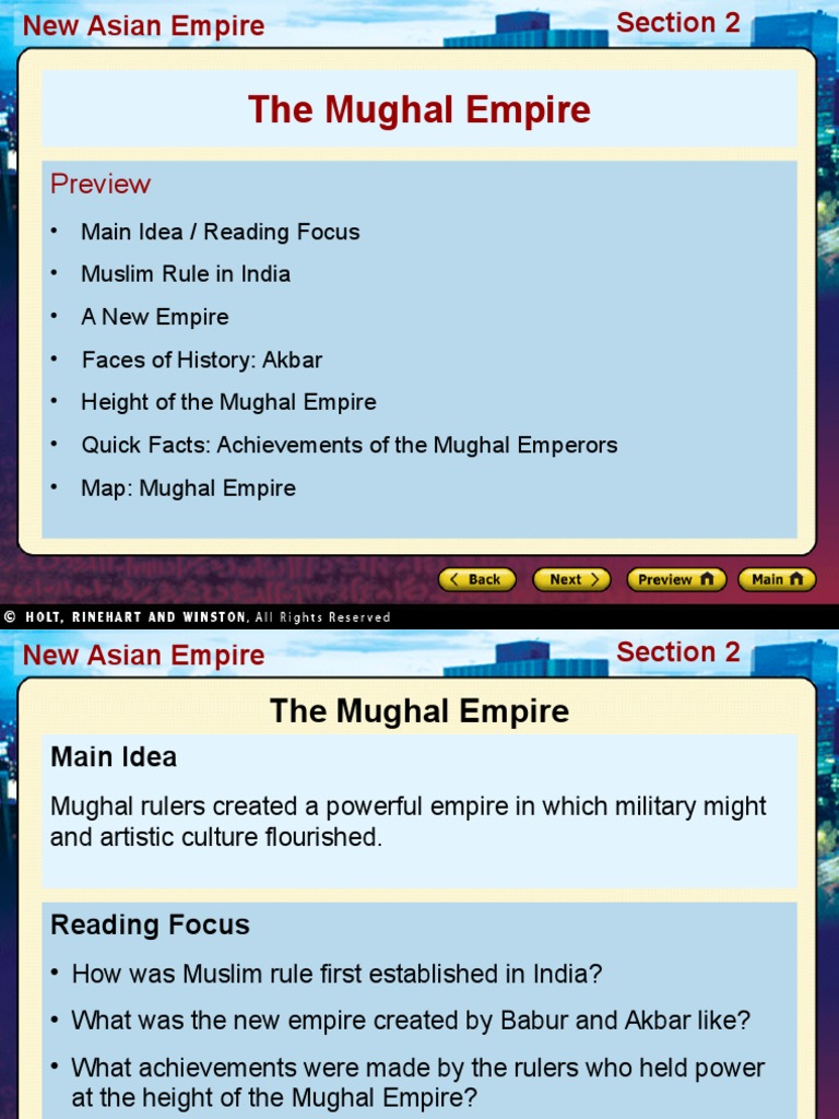 The Mughal Empire | Mughal Empire | Asia