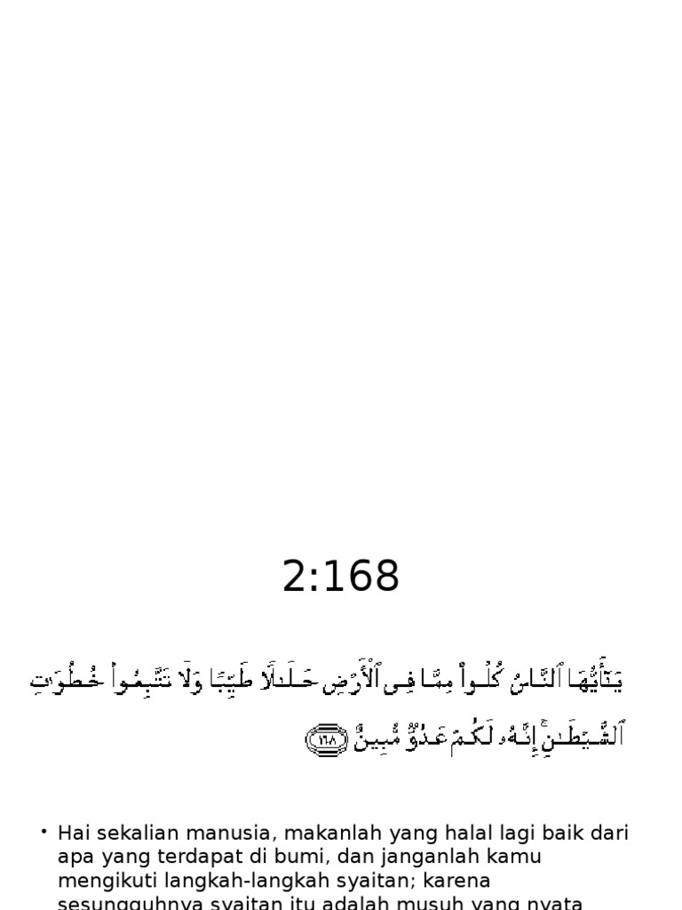 Makanan Halal Thayyib | PDF