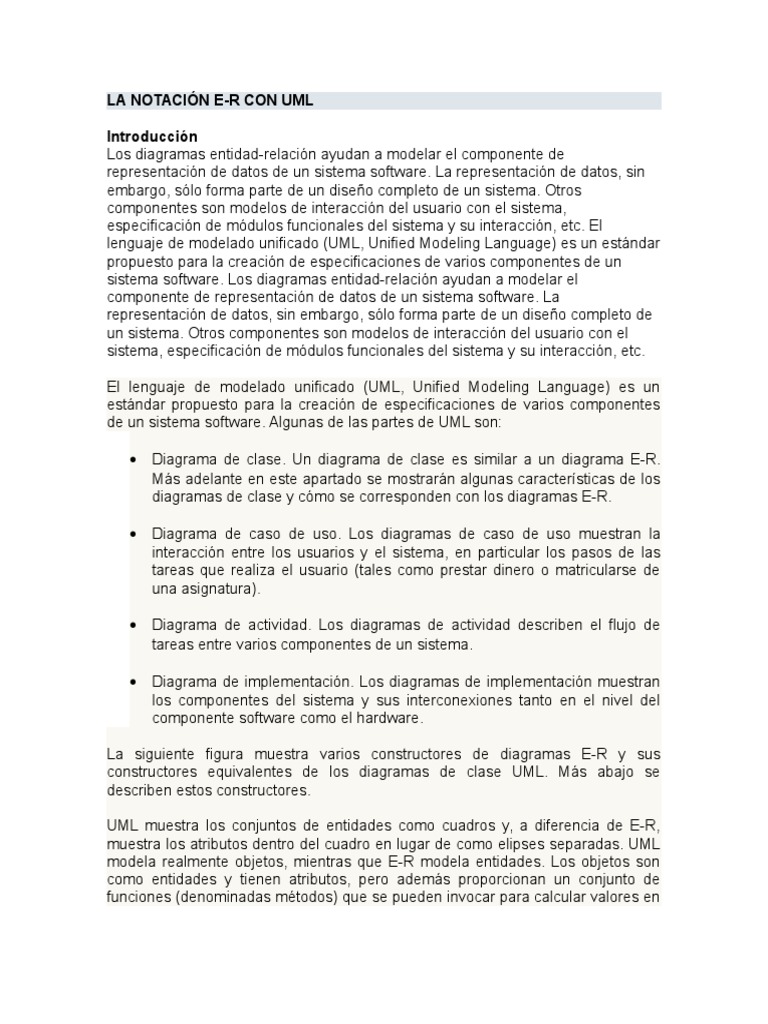 LA NOTACIÓN Uml | PDF | Lenguaje de modelado unificado | Caso de uso
