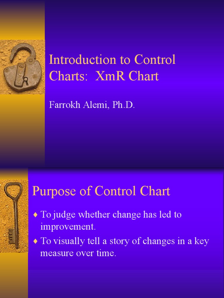 Introduction To Control Charts: XMR Chart: Farrokh Alemi, PH.D | PDF ...